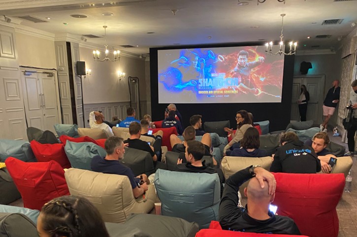 Disney Screening at Mottram Hall - UK Bean Bag Hire